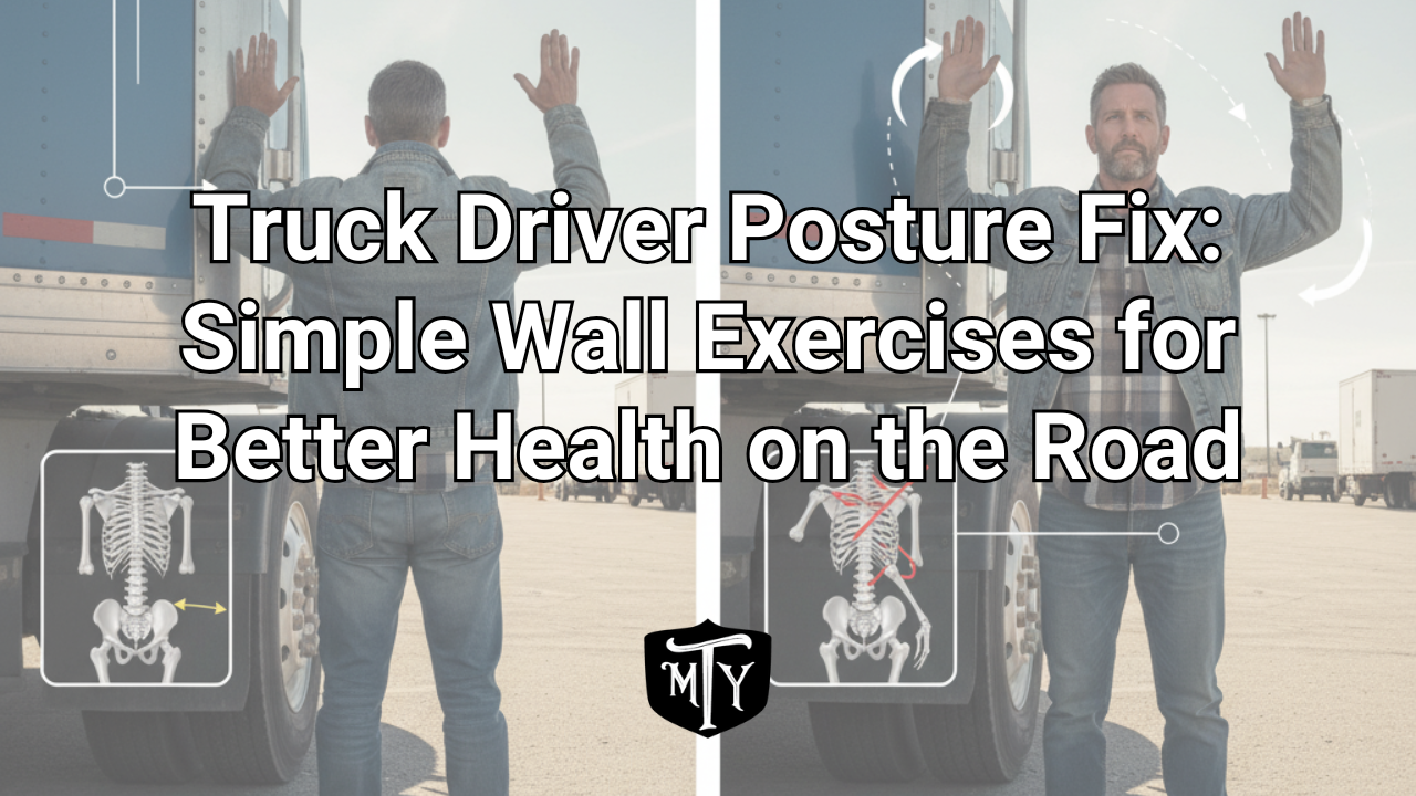 Truck Driver Posture Fix: Simple Wall Exercises for Better Health on ...